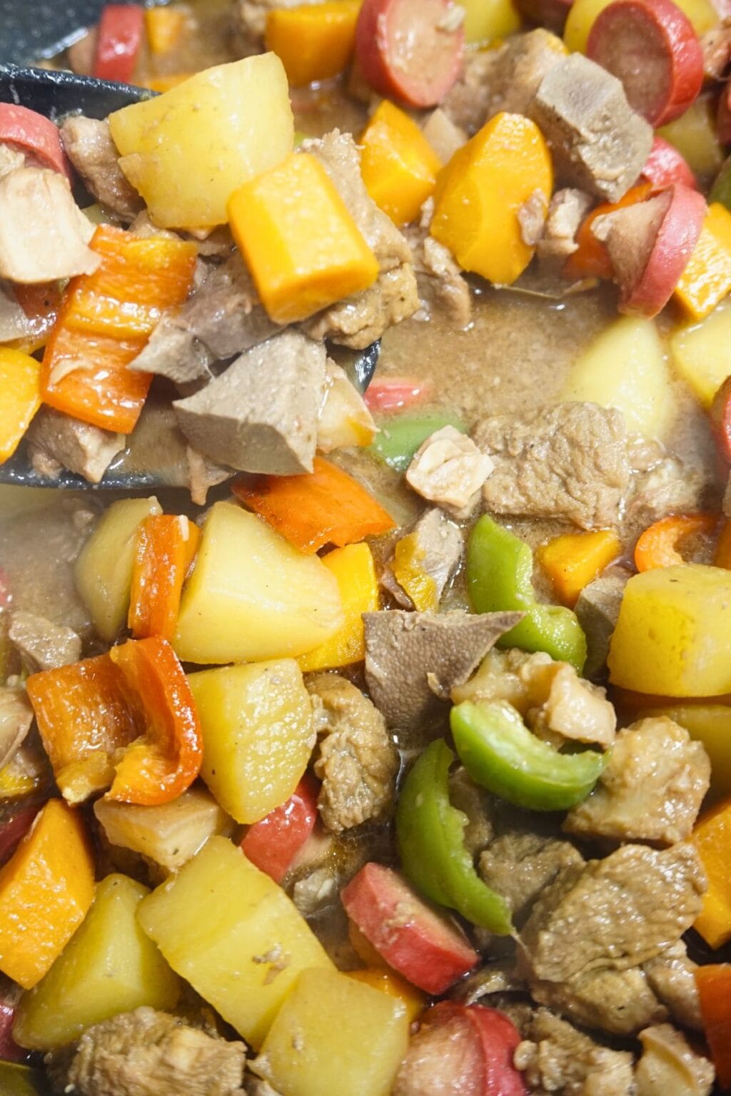Pork Menudo (Kapampangan Recipe) - Pinoy Family Recipes