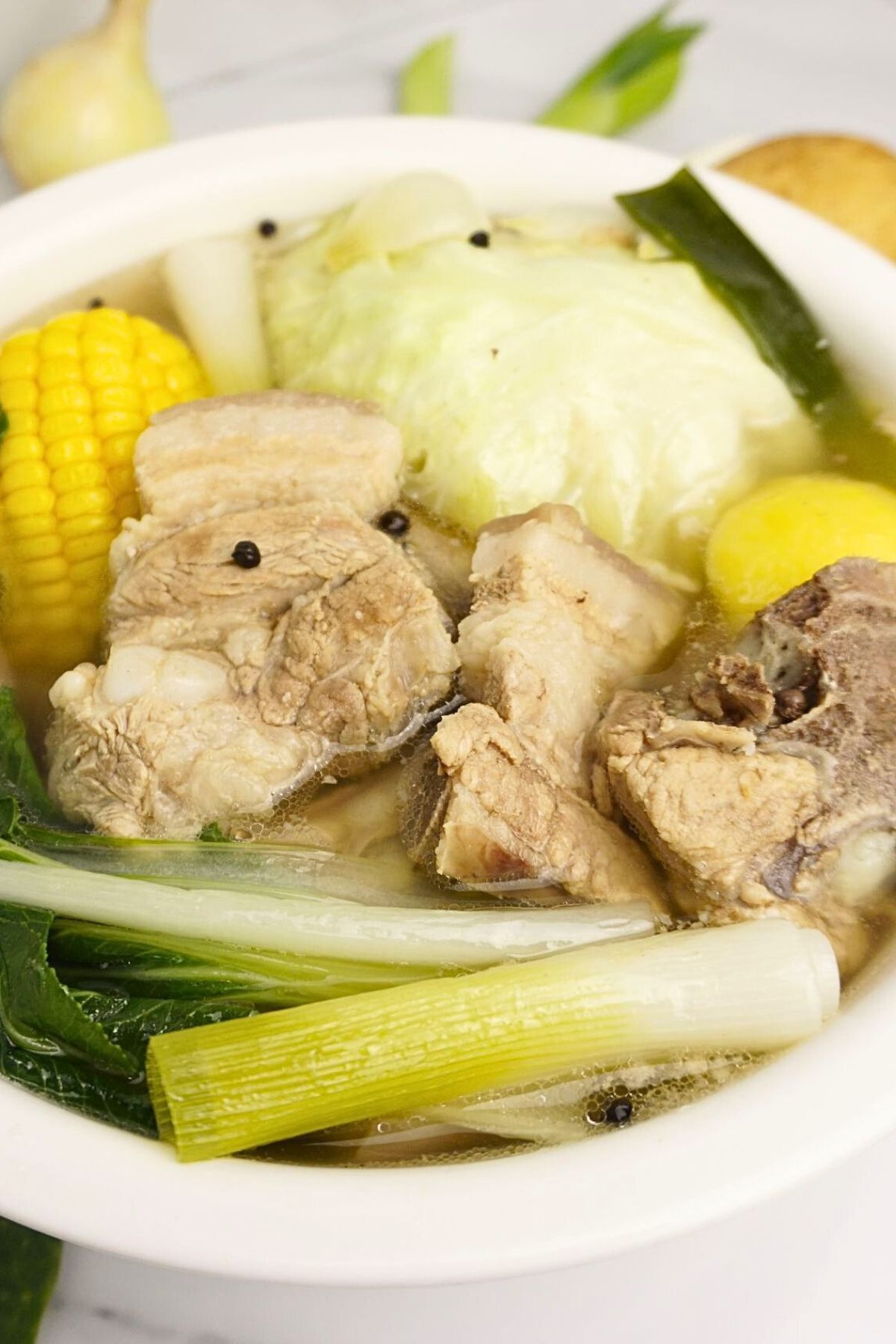 Nilagang Baboy (Boiled Pork Soup) - Pinoy Family Recipes