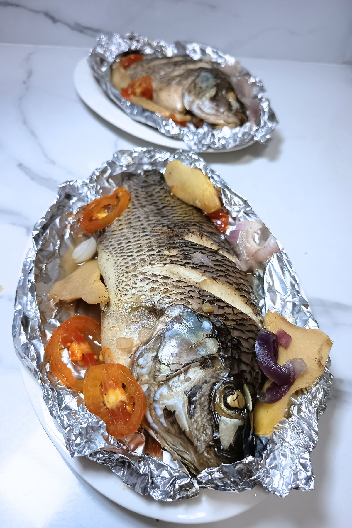 Steamed Tilapia (Stuffed Tilapia) - Pinoy Family Recipes